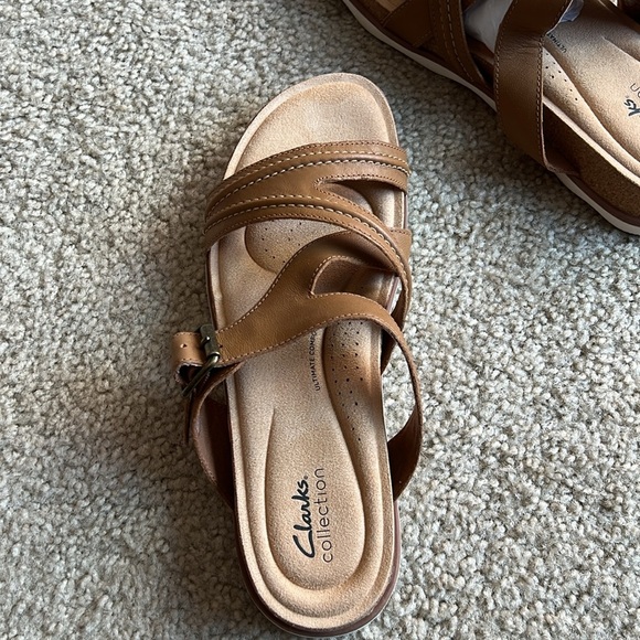 Brynn Tan Leather Platform Sandal